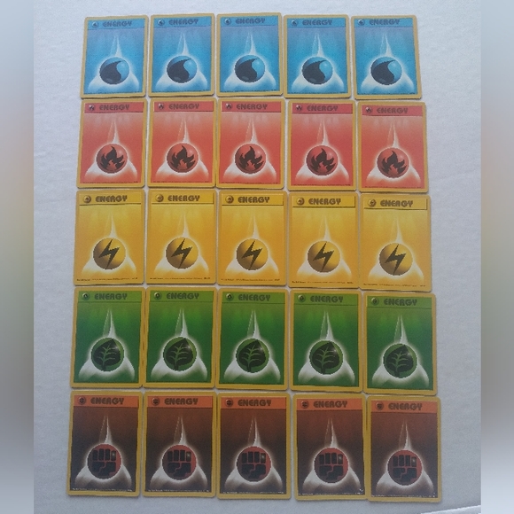Pokemon | Other | Vintage Pokemon Energy 25 | Poshmark